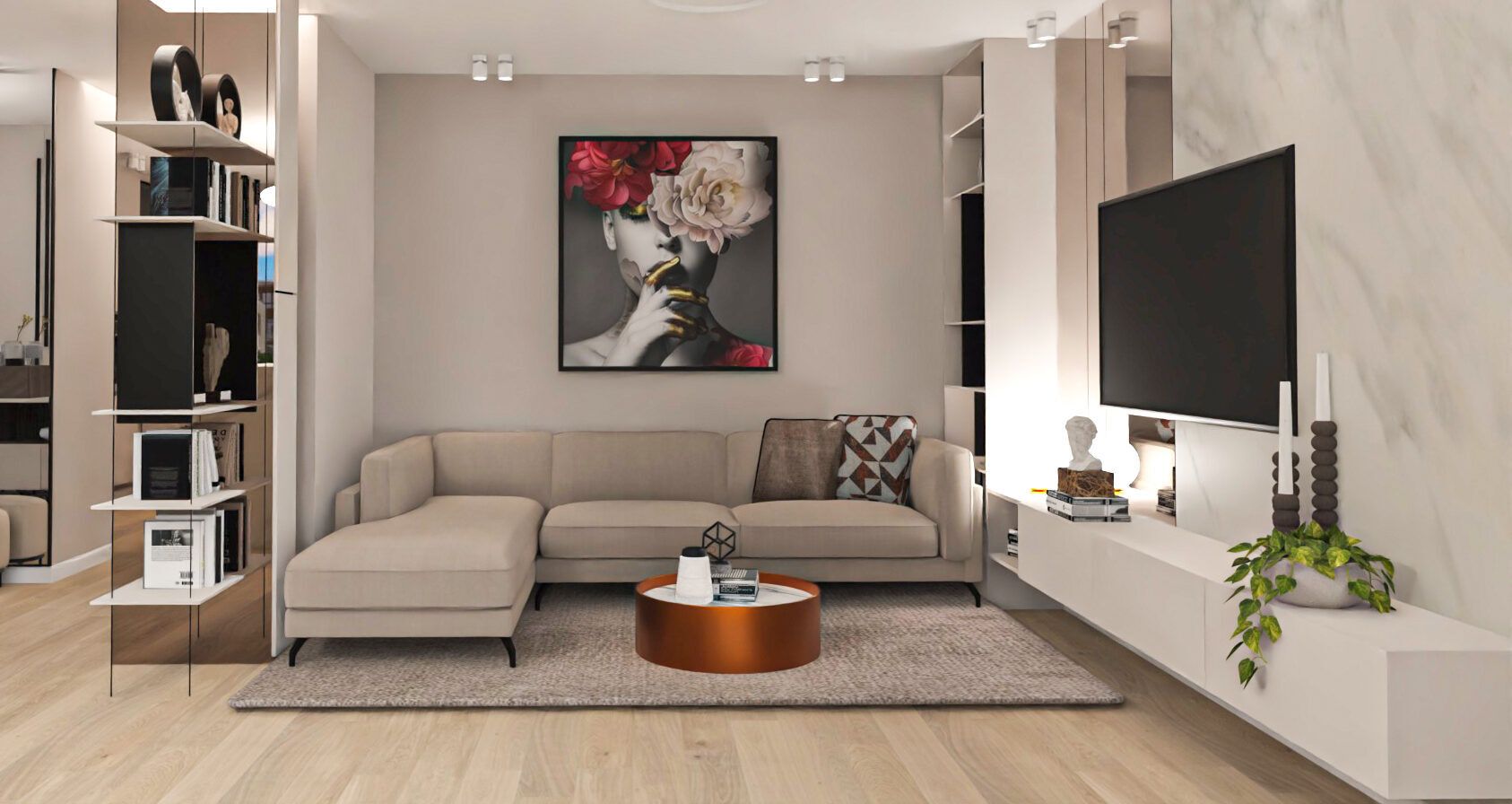 АПАРТАМЕНТ В КВ. ЛАГЕРА - Hansen Interior Design